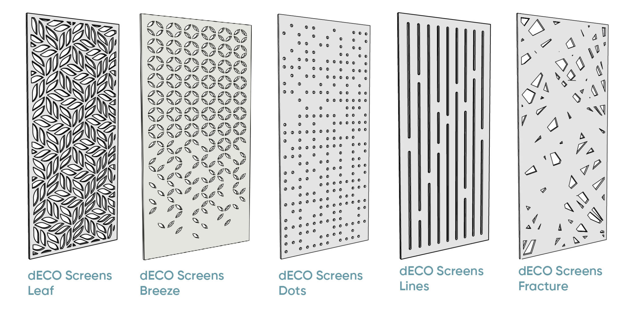 Martini dECO Screens are decorative acoustic screens.